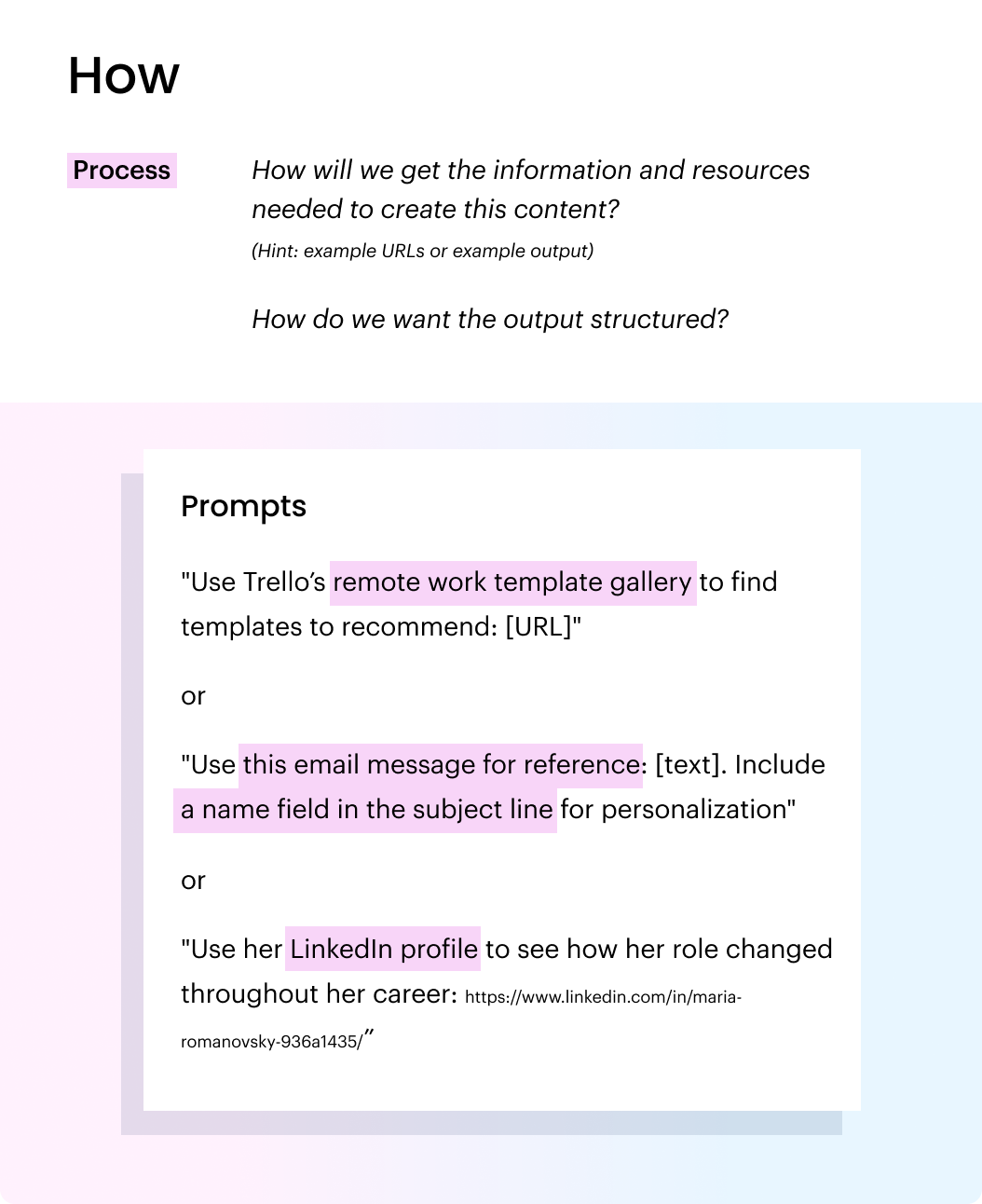 Prompt crafting: AI writing prompts for any marketing task - Writer