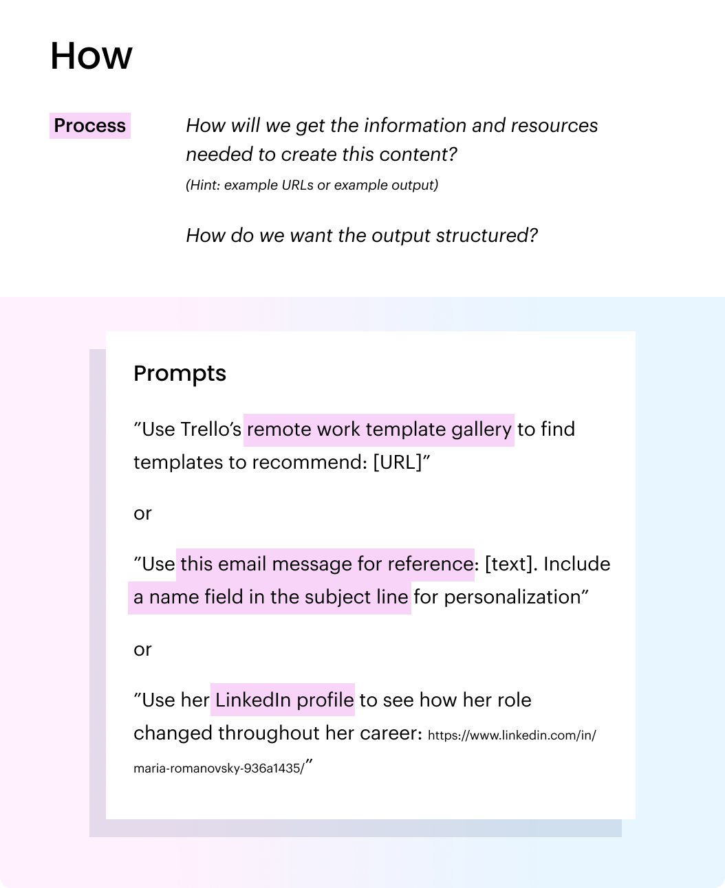 Prompt crafting: AI writing prompts for any marketing task - Writer