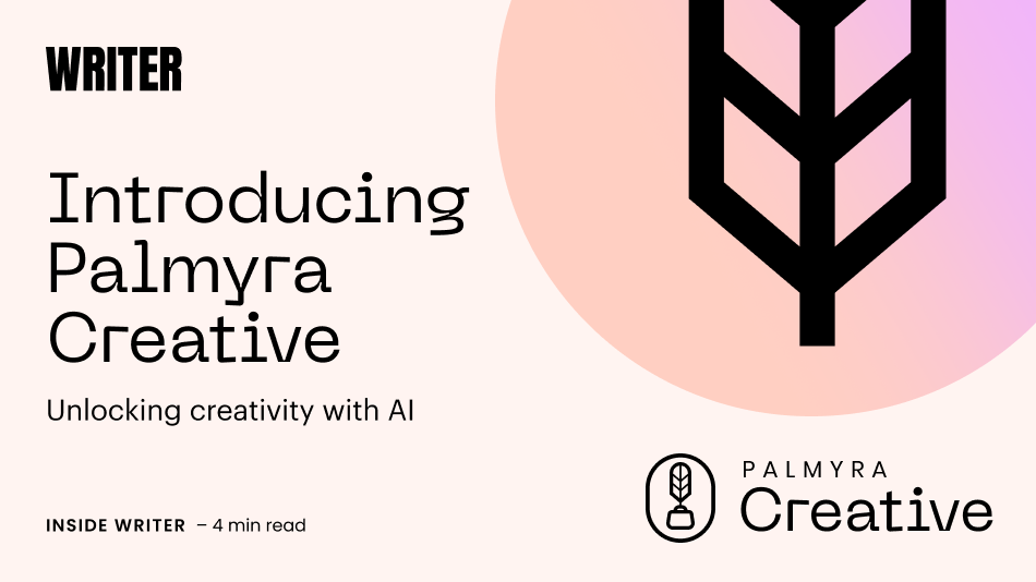 Introducing Palmyra Creative - WRITER