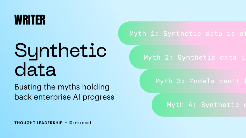 Synthetic data: Busting the myths holding back enterprise AI progress