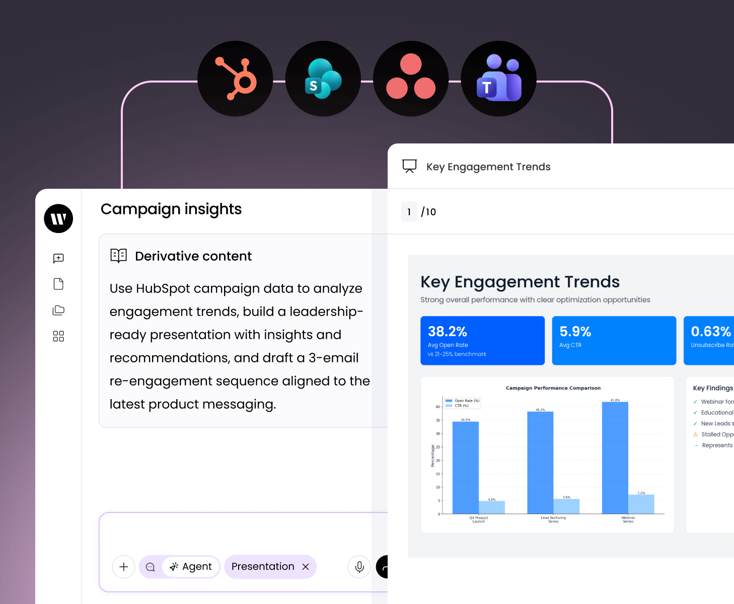 WRITER Agent - One intelligent interface for enterprise work