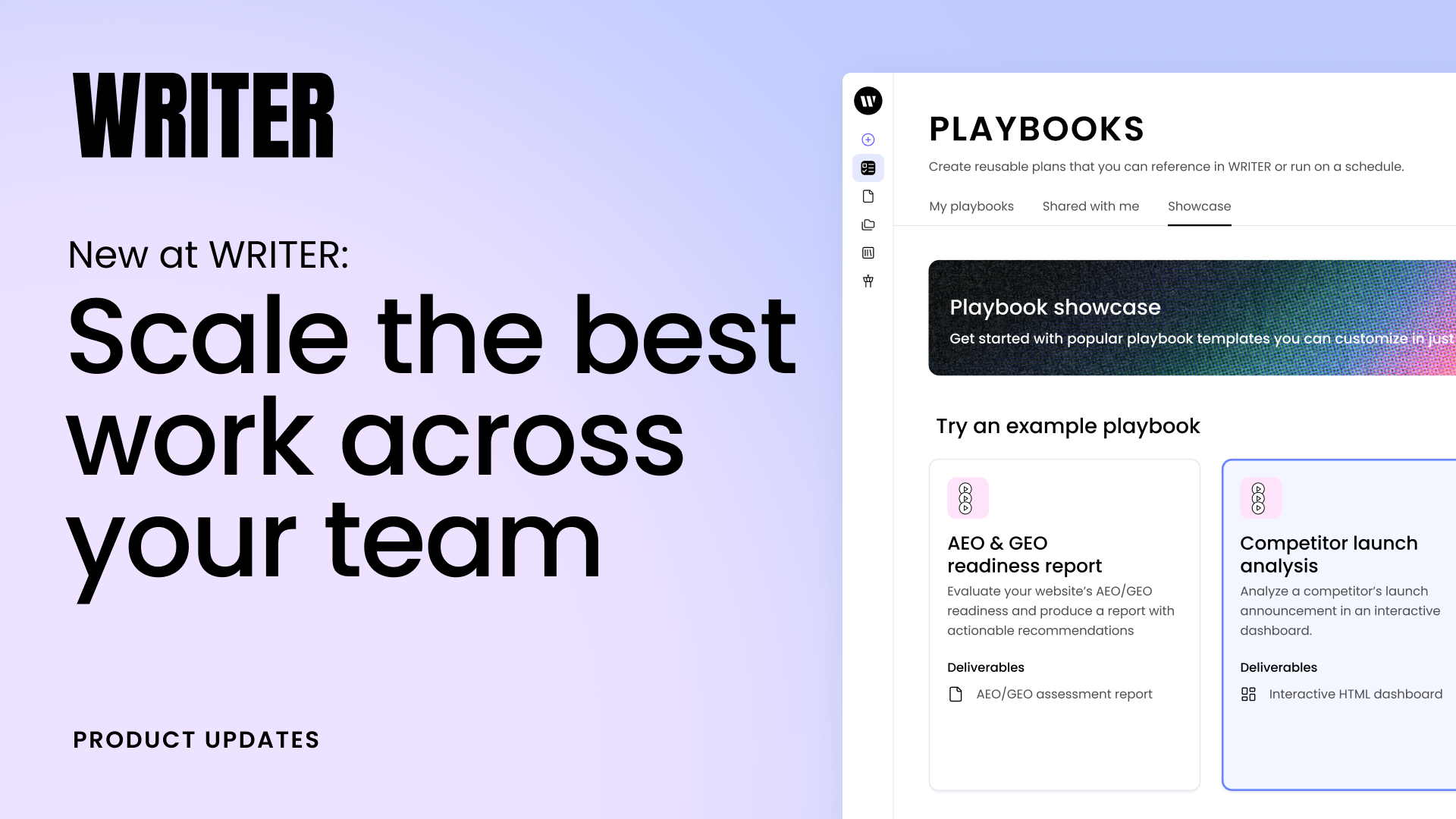 New at WRITER: Scale the best work across your team - WRITER